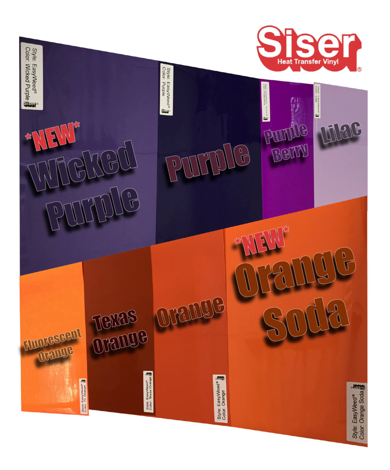 Siser EasyWeed Purple and Orange Comparison | The WH Blog